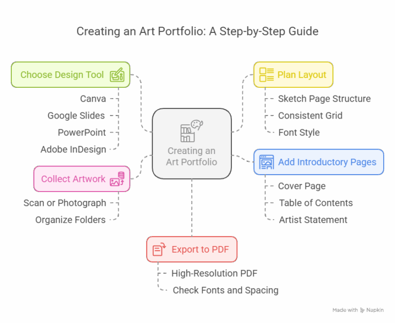 Free Art Portfolio PDF Templates & How to Create Your Own - Artist ...